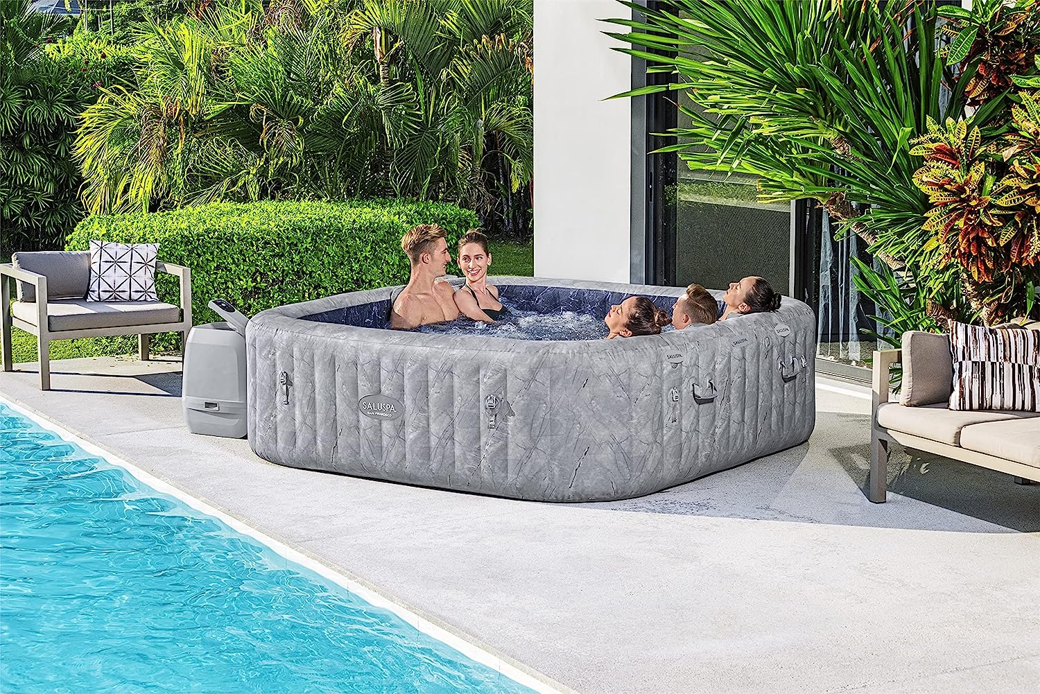 San Francisco HydroJet Pro Hot Tub | Bestway SaluSpa