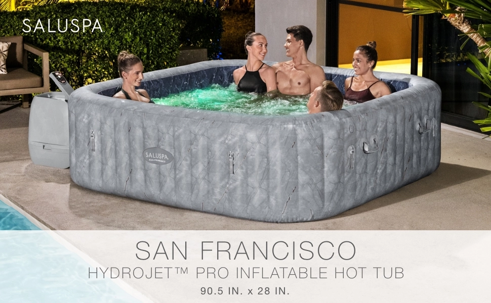 SaluSpa San Francisco HydroJet Pro - 7 Person Hot Tub