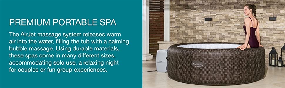 St. Moritz Hot Tub | Bestway SaluSpa | Inflatable Round Spa