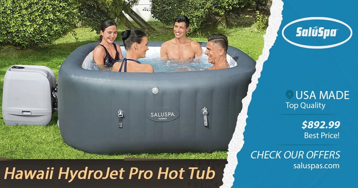 SaluSpa Hawaii HydroJet Pro - Dual Massage Inflatable Spa