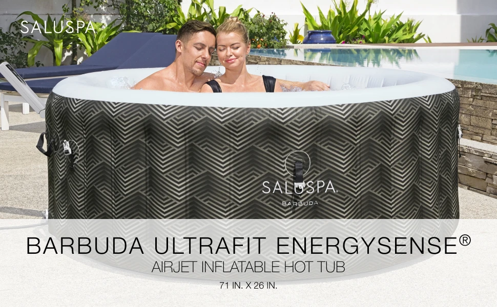 SaluSpa Barbuda UltraFit - Integrated Pump | Inflatable Hot Tub